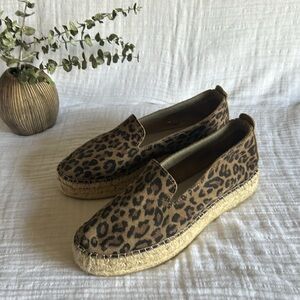 Marc Tyler | Shoes | Black Brown Leopard David Tyler Slip On Wedge ...